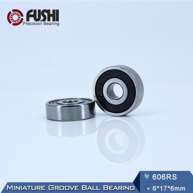 606RS Bearing ABEC-5 ( 10 PCS ) 6*17*6 mm Miniatur... – Grandado