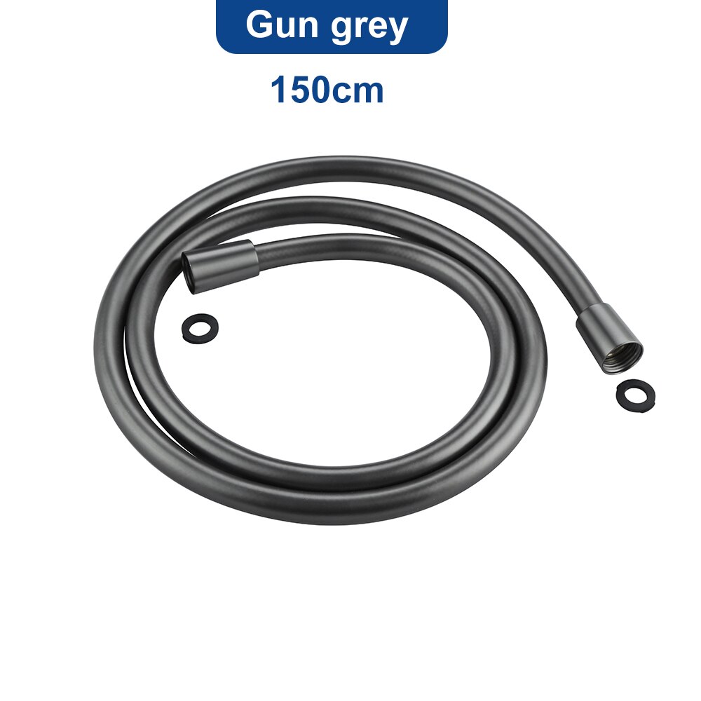 1.2-2M Gun Grey Shower Hose High Pressure PVC Fauc... – Vicedeal