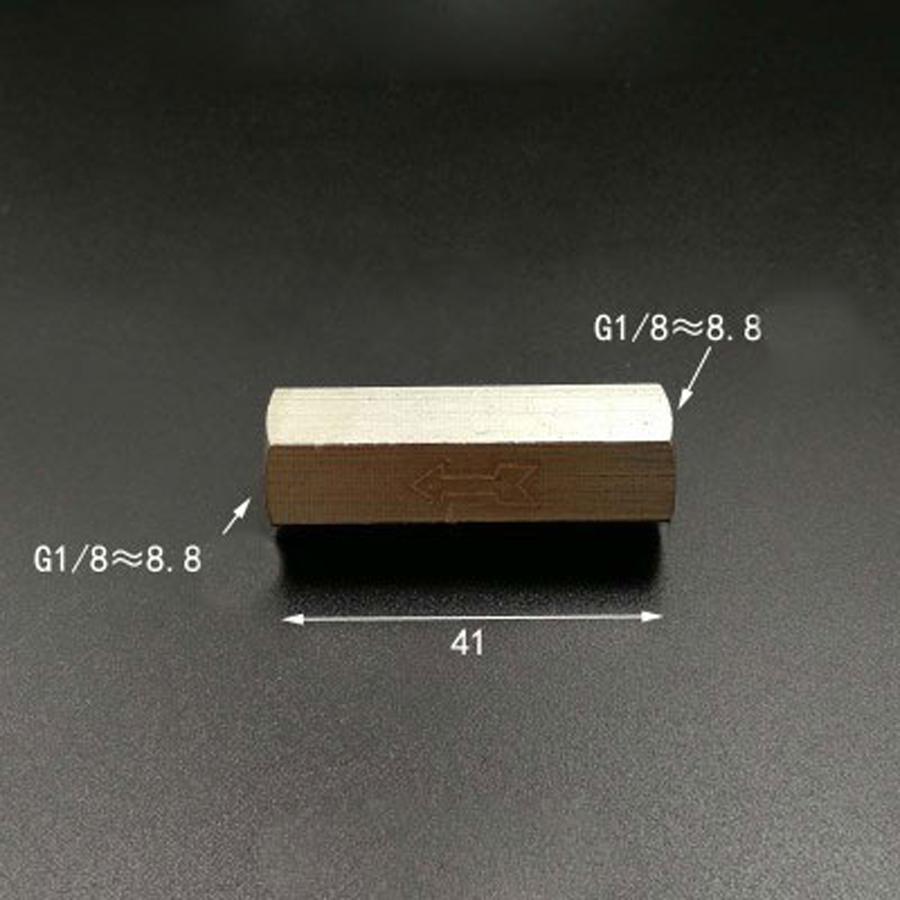 DN6 1/8" BSP Female Nickel Plated Brass Check Valv... – Grandado