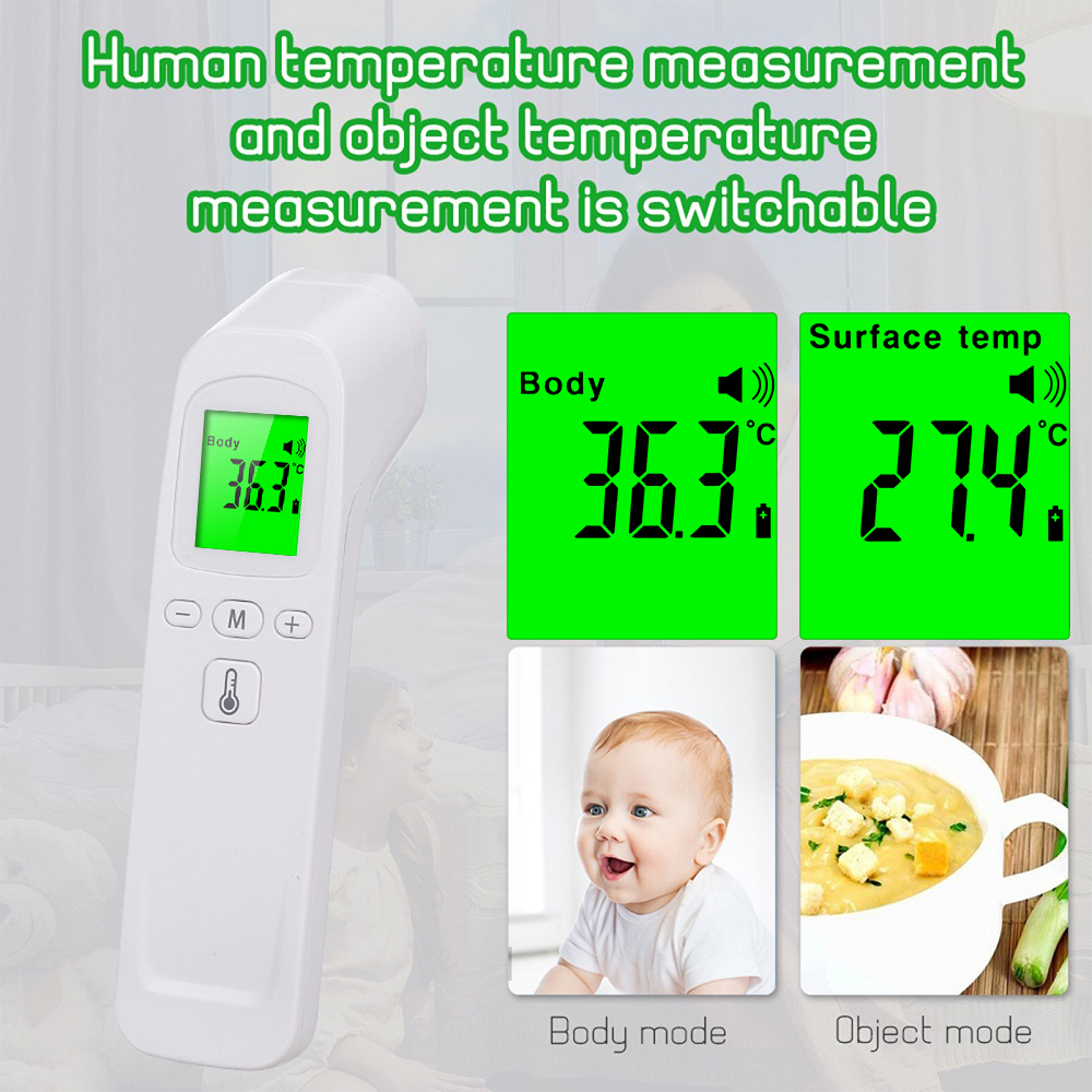 Non-contact Infrared Thermometer 3-Color Backlight... – Vicedeal