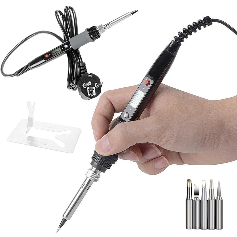 80W Electric Soldering Iron Temperature Adjustable... – Grandado