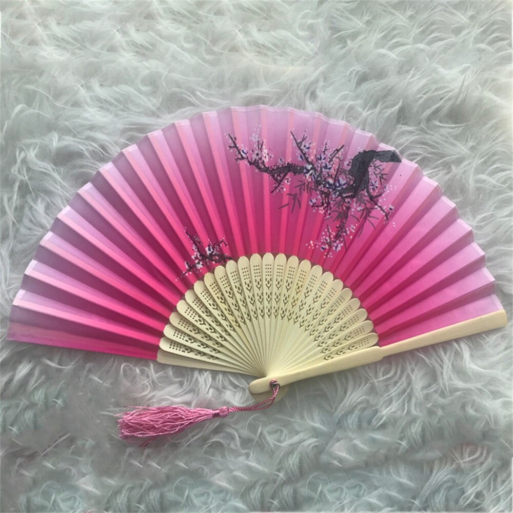 Abanico clásico chino estilo borla baile ventilado... – Grandado