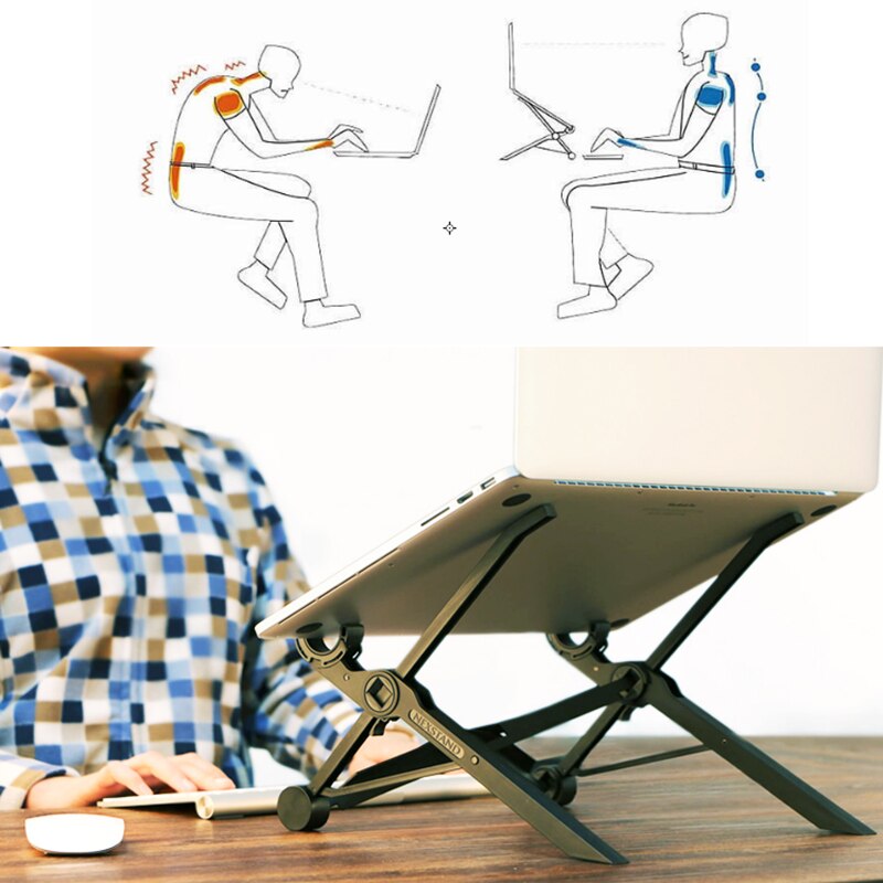 Portable 8 Files Adjustable Laptop Stand Adjust Fo... – Grandado