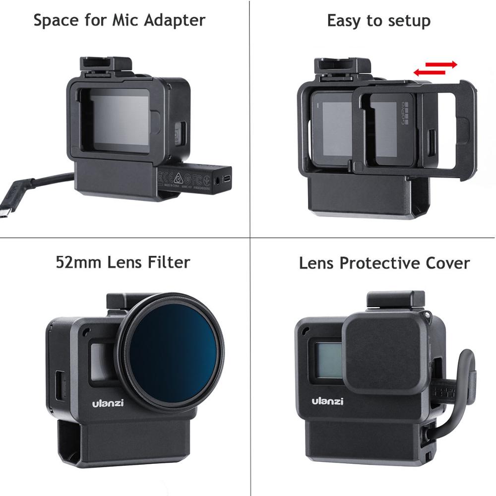 ULANZI V2 Pro GoPro Vlogging Case Housing Cage Fra... – Grandado