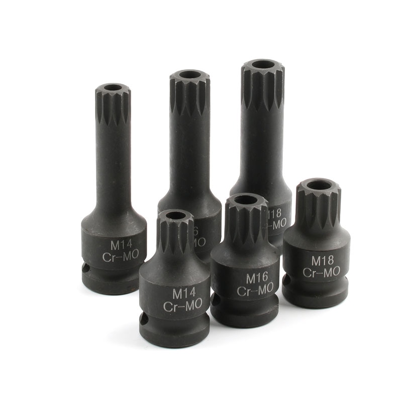 1/2 inch Impact Spline Socket Bit Set M14-M18 Pneu... – Grandado