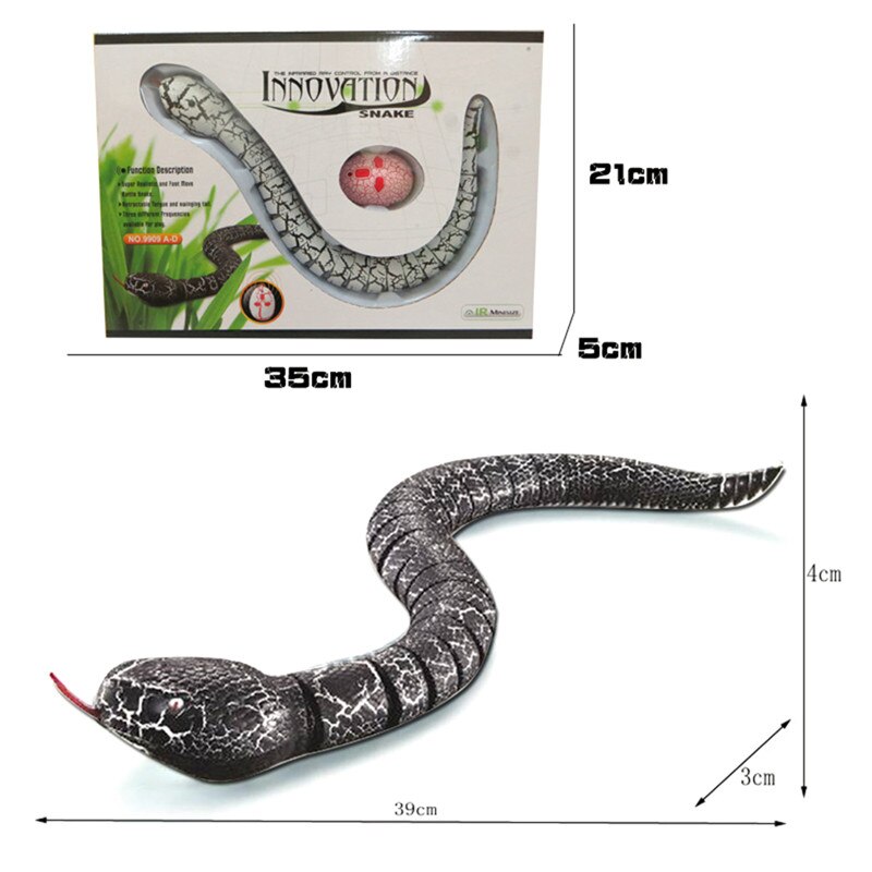 RC Animal Toys Kids Remote Control Snake Rattlesna... – Grandado