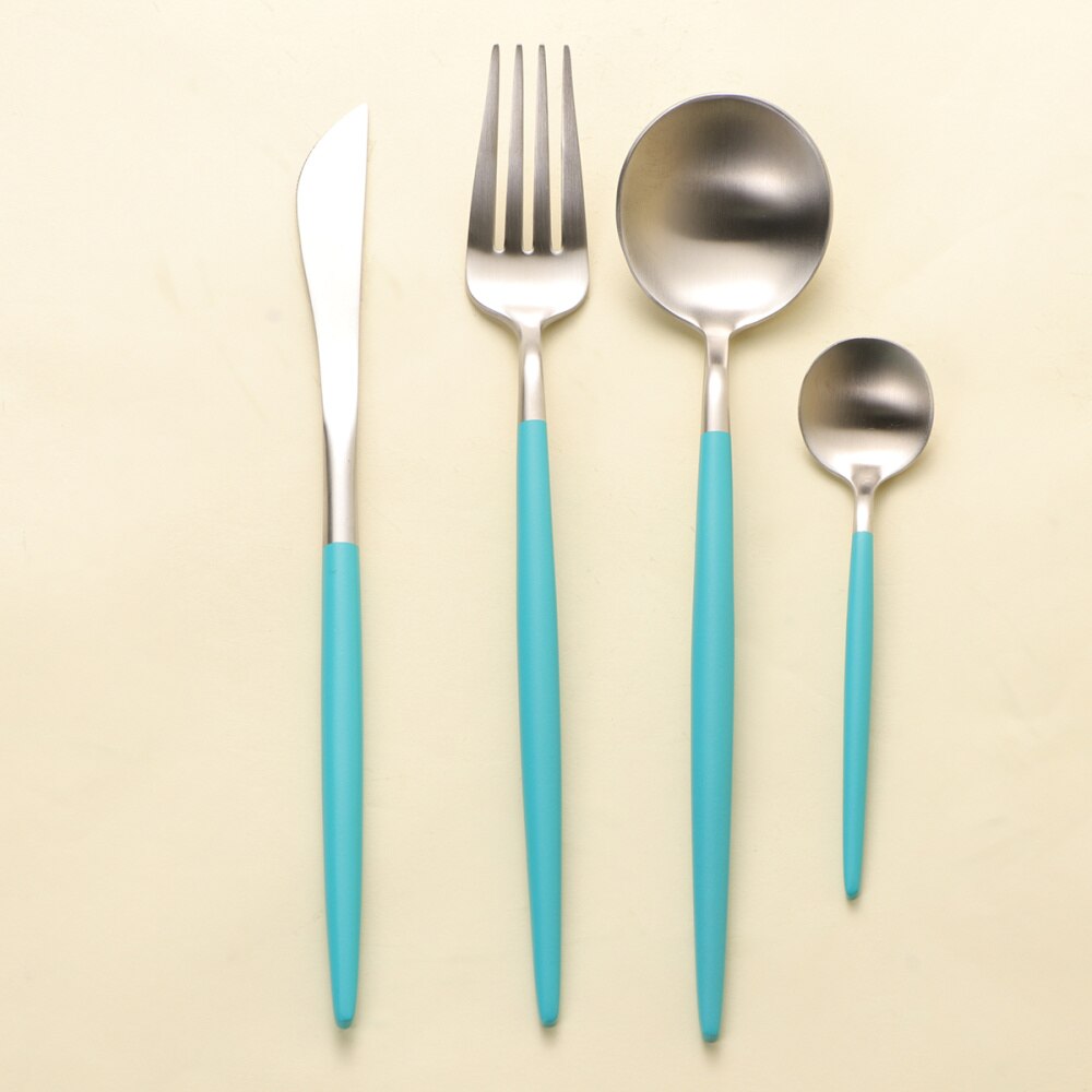 1 Set of Stainless Steel Coffee Spoon Western Styl... – Vicedeal
