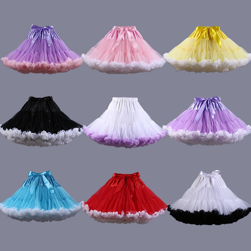 Multi Color Short Cheap Petticoat Rockabilly Under... – Vicedeal