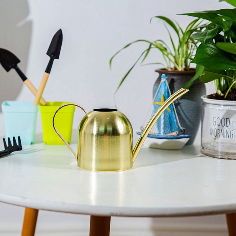 Lange Mond Water Kan Rvs Gieter Tuin Bloem Planten... – Vicedeal