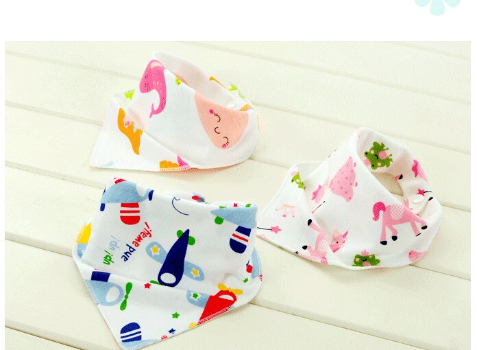 100% cotton baby triangle Handkerchiefs Wipe the s... – Grandado