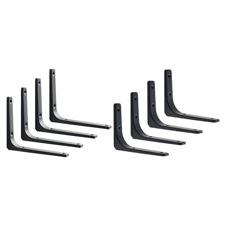 8Pcs Ijzeren Muur Plank Beugel Zware Plank Onderst... – Vicedeal