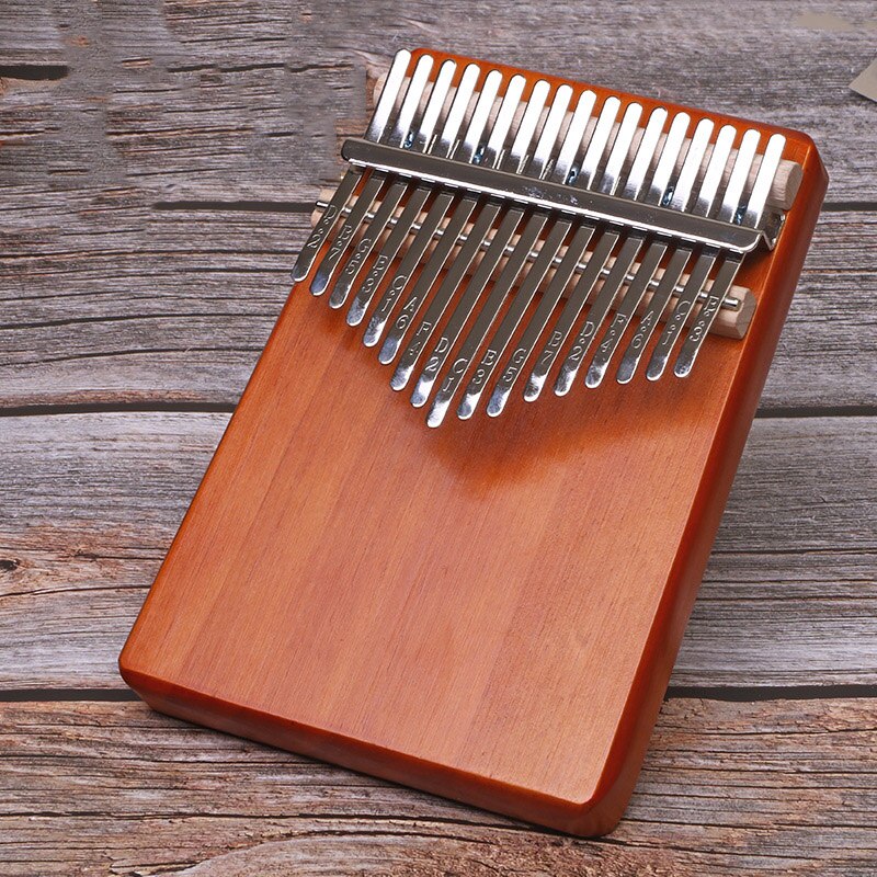 17 Toetsen Kalimba Duim Piano Handguard Hout Mahon... – Grandado