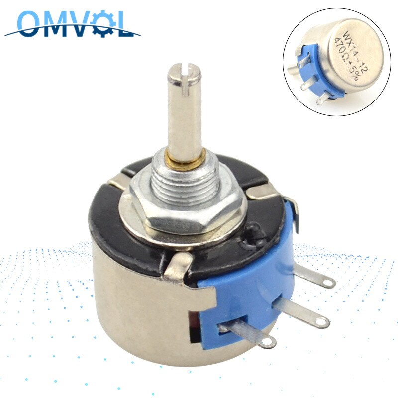 WX14-12 3W Potentiometer 470 1K 2K2 4K7 10K 15K – Vicedeal
