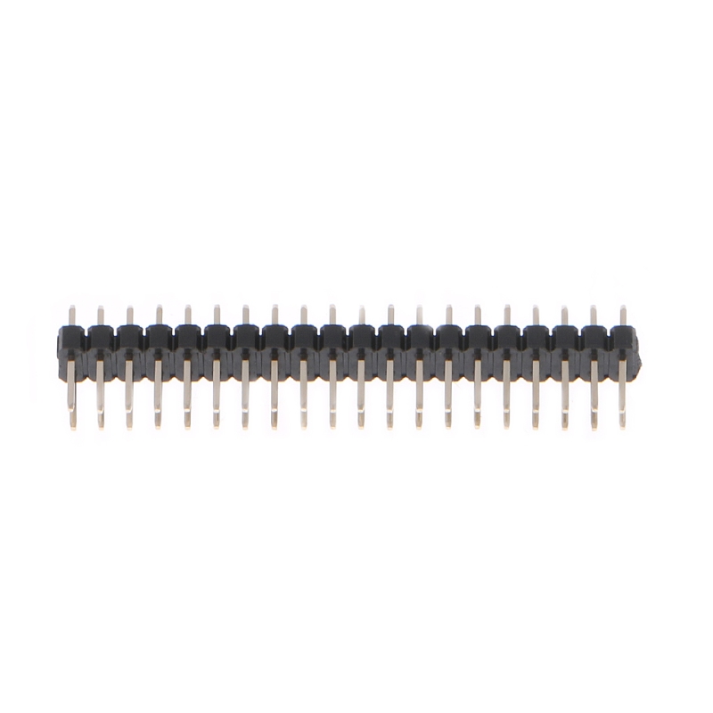 2.54mm 2x20 Pin Break-away Dual Male Header Pin fo... – Vicedeal