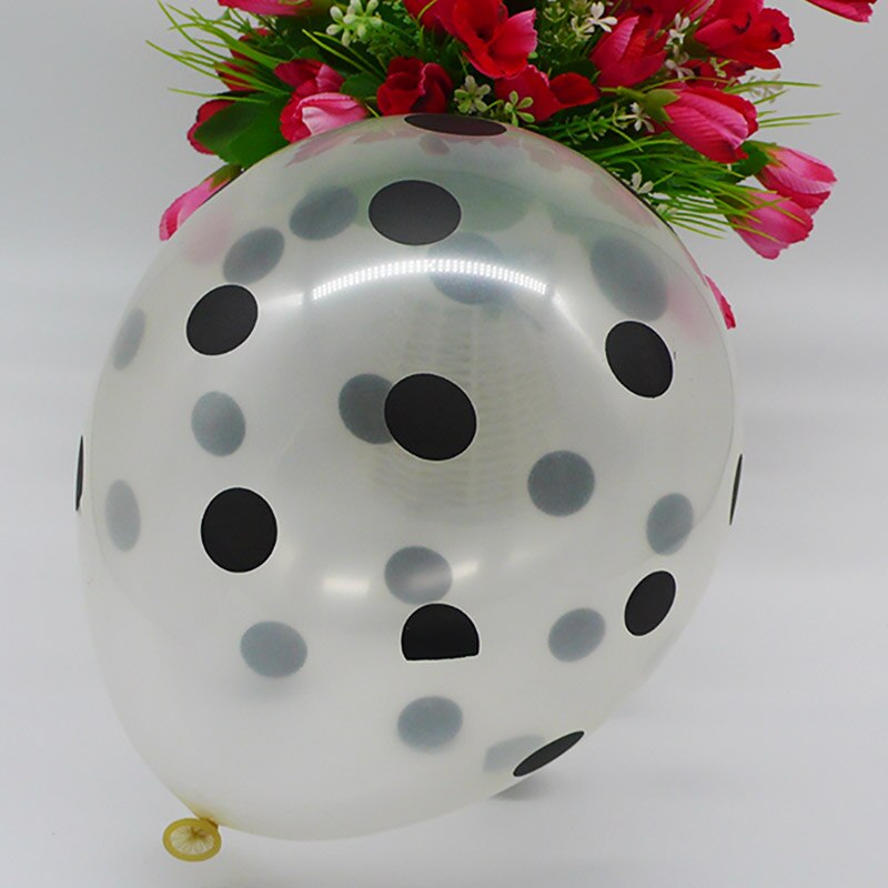 30pcs 12inch Stars polka dot Transparent Balloons ... – Grandado
