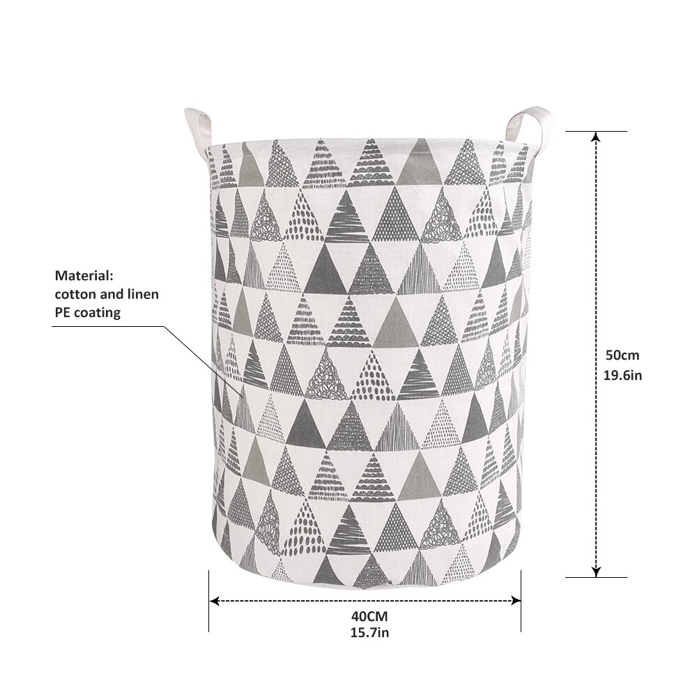Praktische Ronde Wasmand Met Belemmeren Dier Decor... – Grandado