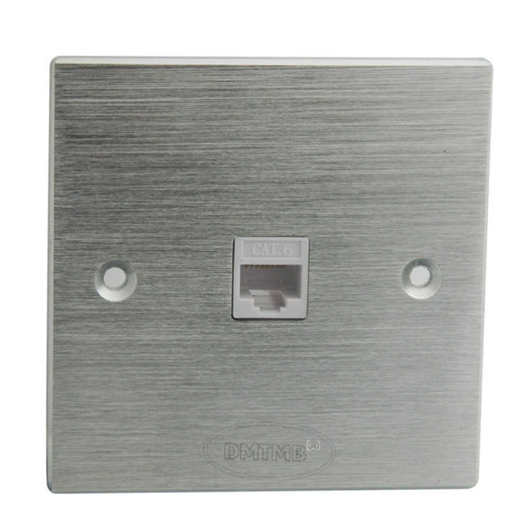 Enkele poort RJ45 netwerk metalen aluminium muur p... – Grandado