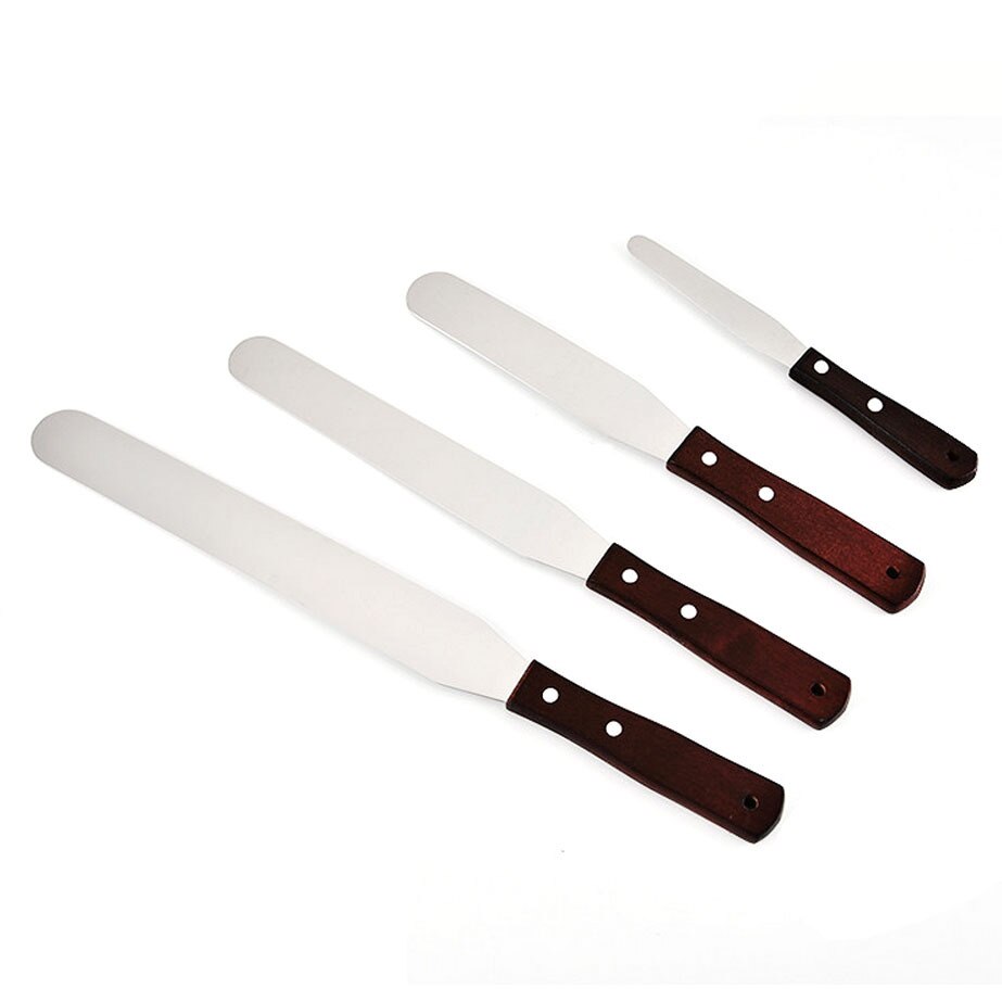 Wood Handle Knife Baking Stainless Steel Cake Stra... – Vicedeal