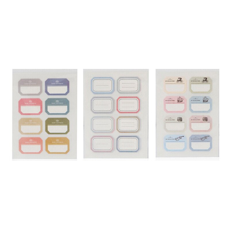 48/120pcs Blank Adhesive Label Blank Note Label Ba... – Grandado