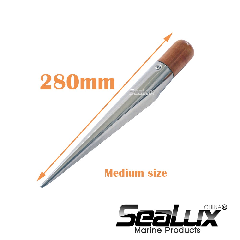 Sealux Medium Splicing Spike Wood Handle Stainless... – Grandado