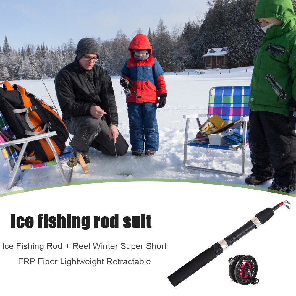 Ultra-Short Telescopic Winter Ice Fishing Rod With... – Grandado