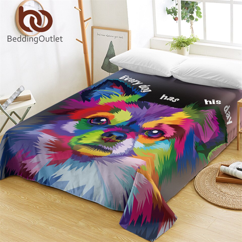 BeddingOutlet Pet Dog Bedspread Kids Watercolor Ar... – Grandado