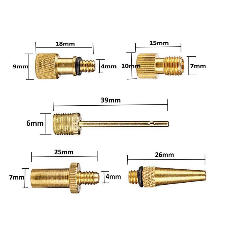 Bicycle Valve Adapter Set Car Valve Adapter Kit Se... – Grandado