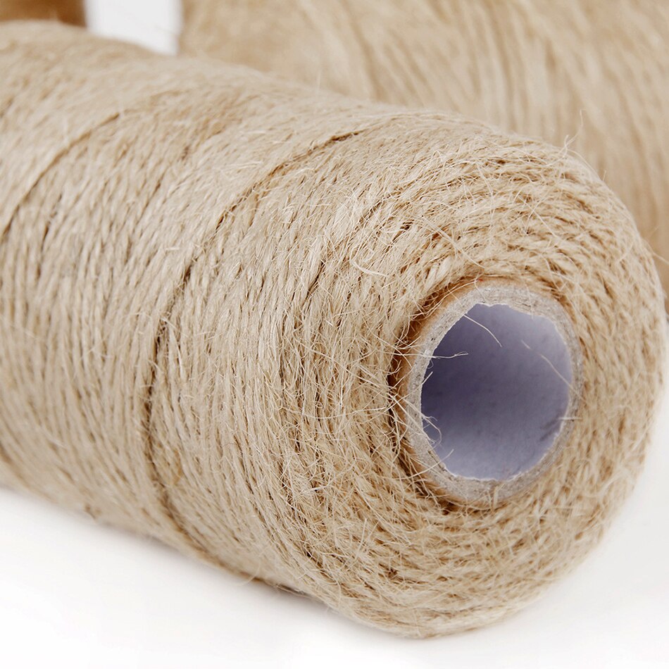 2mm Natürliche Jahrgang Jute Schnur Seil Schnur Nä... – Grandado
