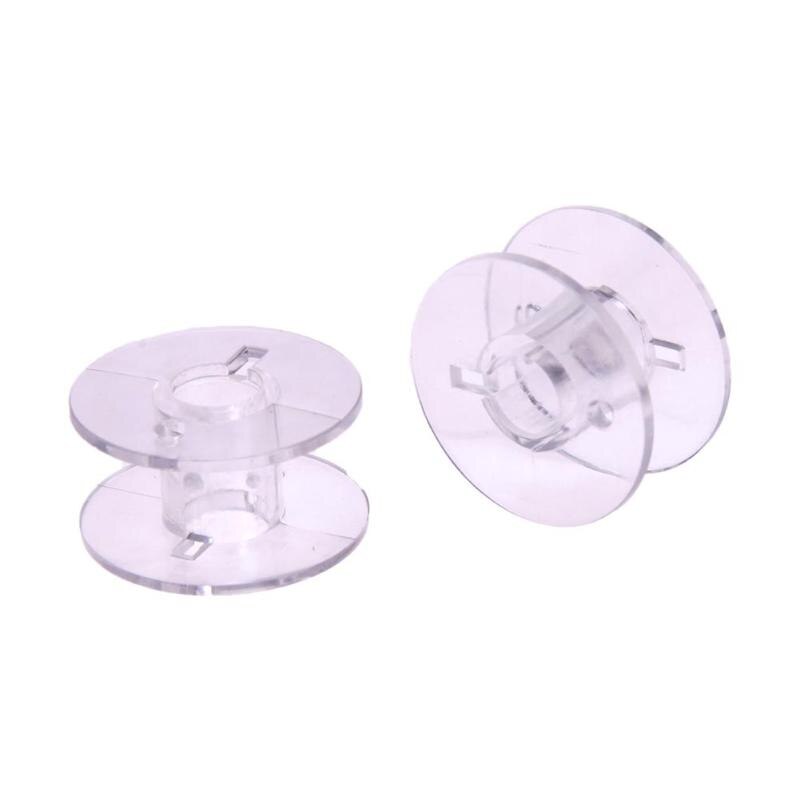 50pcs Universal Plastic Transparent Empty Bobbins ... – Vicedeal
