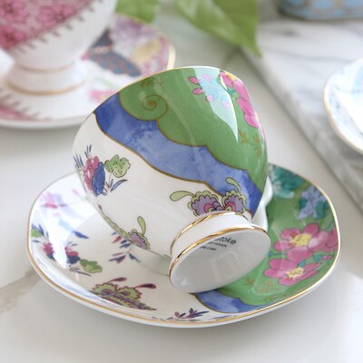 European Pastoral Flower English Afternoon Tea Bon... – Grandado