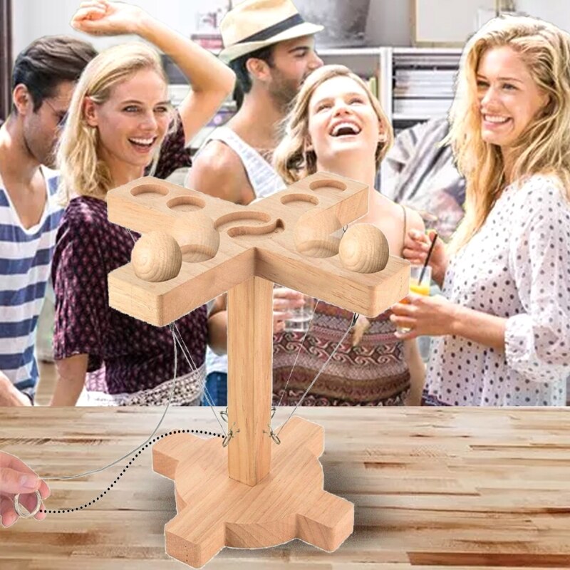 Handgemaakte Houten Loop Gooien Haak Bars Drinken ... – Grandado