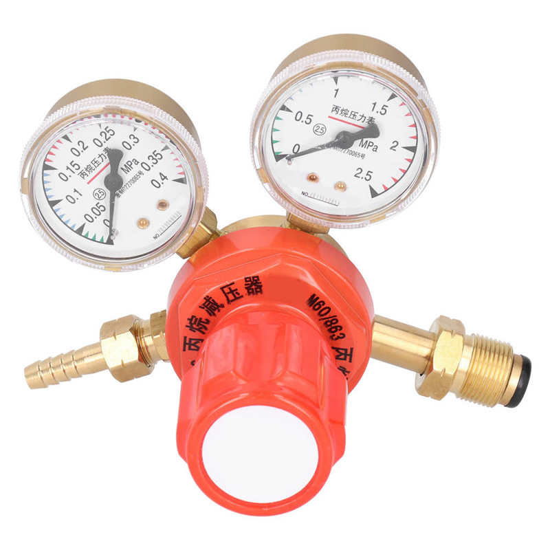 Propane Gas Regulator All Brass Pressure Gauge Reg... – Vicedeal
