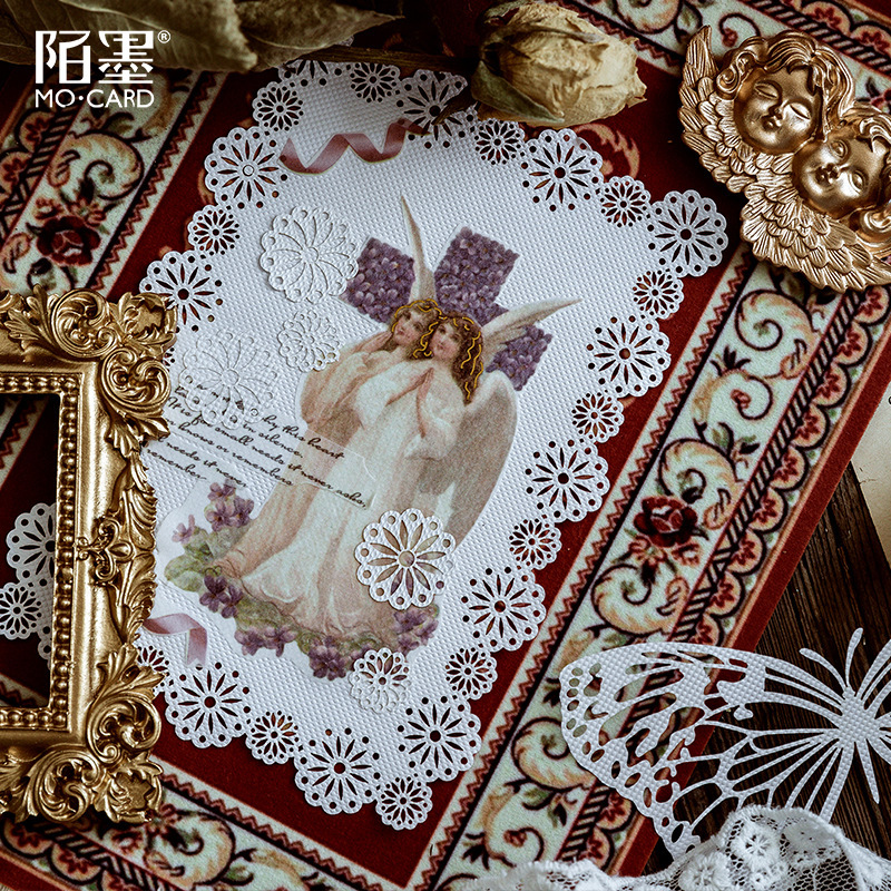 10 pcs White Lace Paper Loose Leaf Bullet Journali... – Grandado