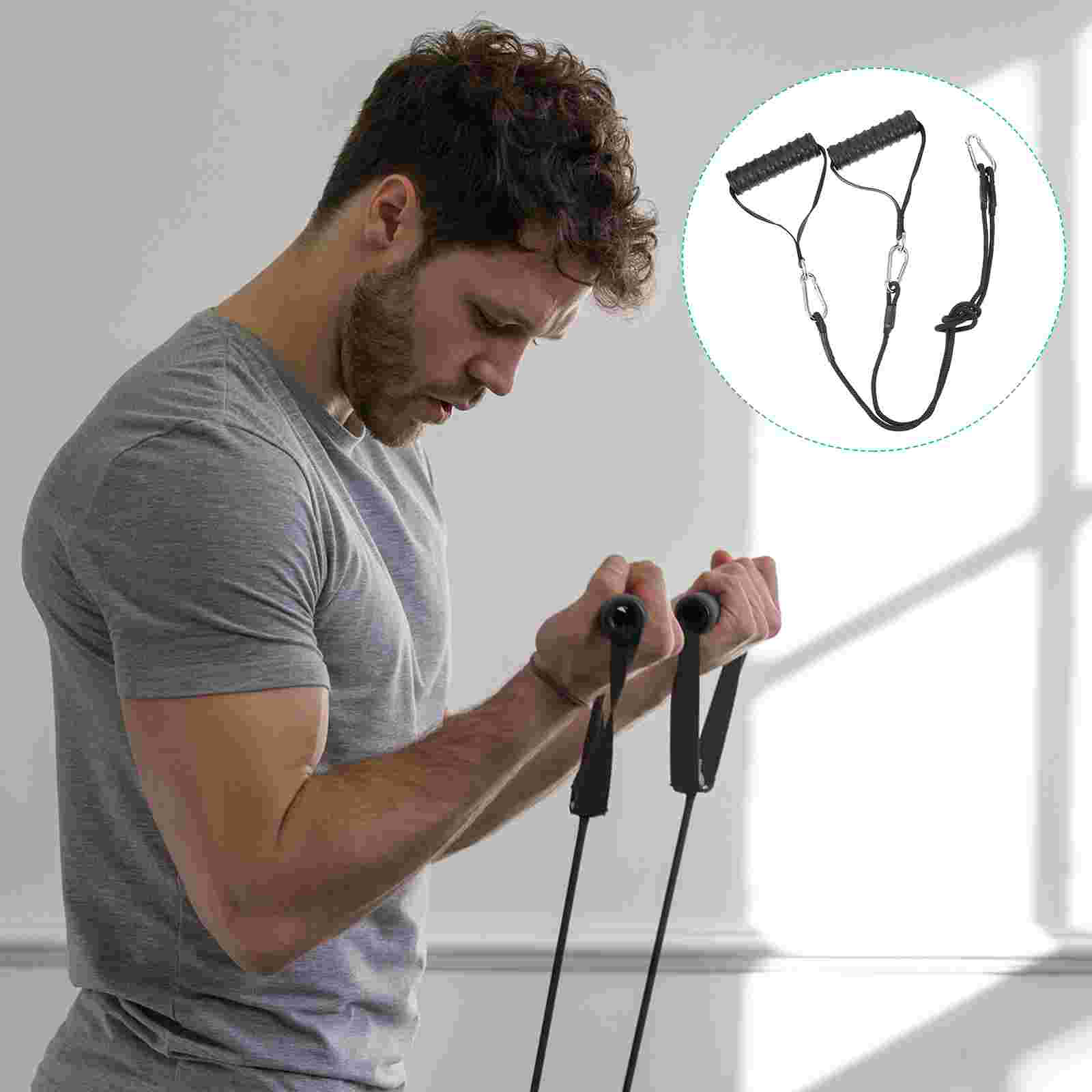 1 Set Workout Pulley Cable Forearm Strength Exerci... – Vicedeal