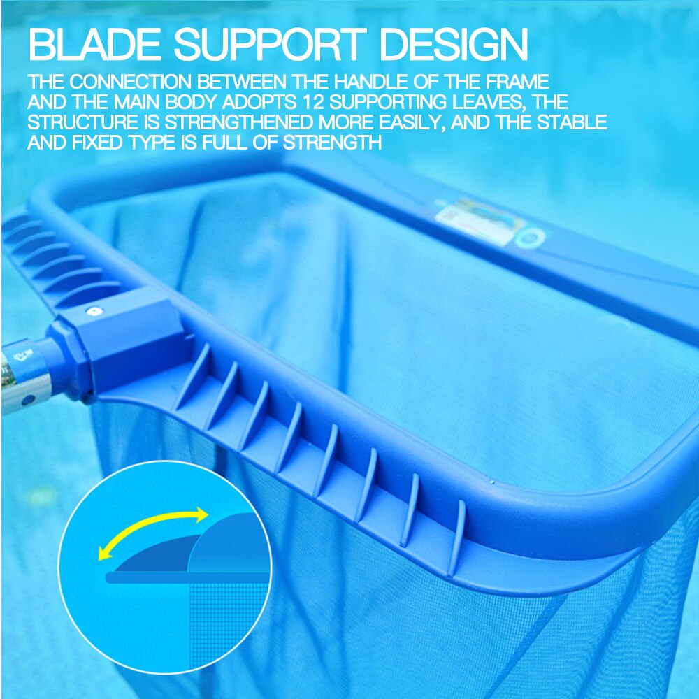 Swimming Pool Leaf Skimmer Fishing Handle Net Pole... – Grandado