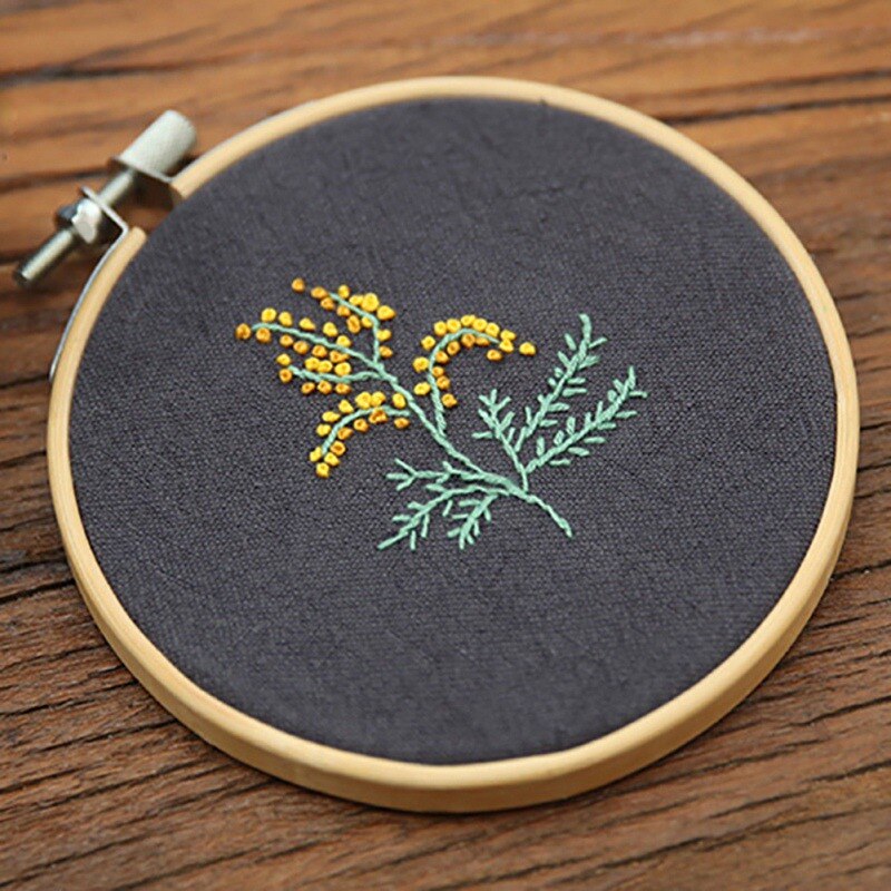 Simple Flower Patterns Embroidery DIY Material Pac... – Grandado