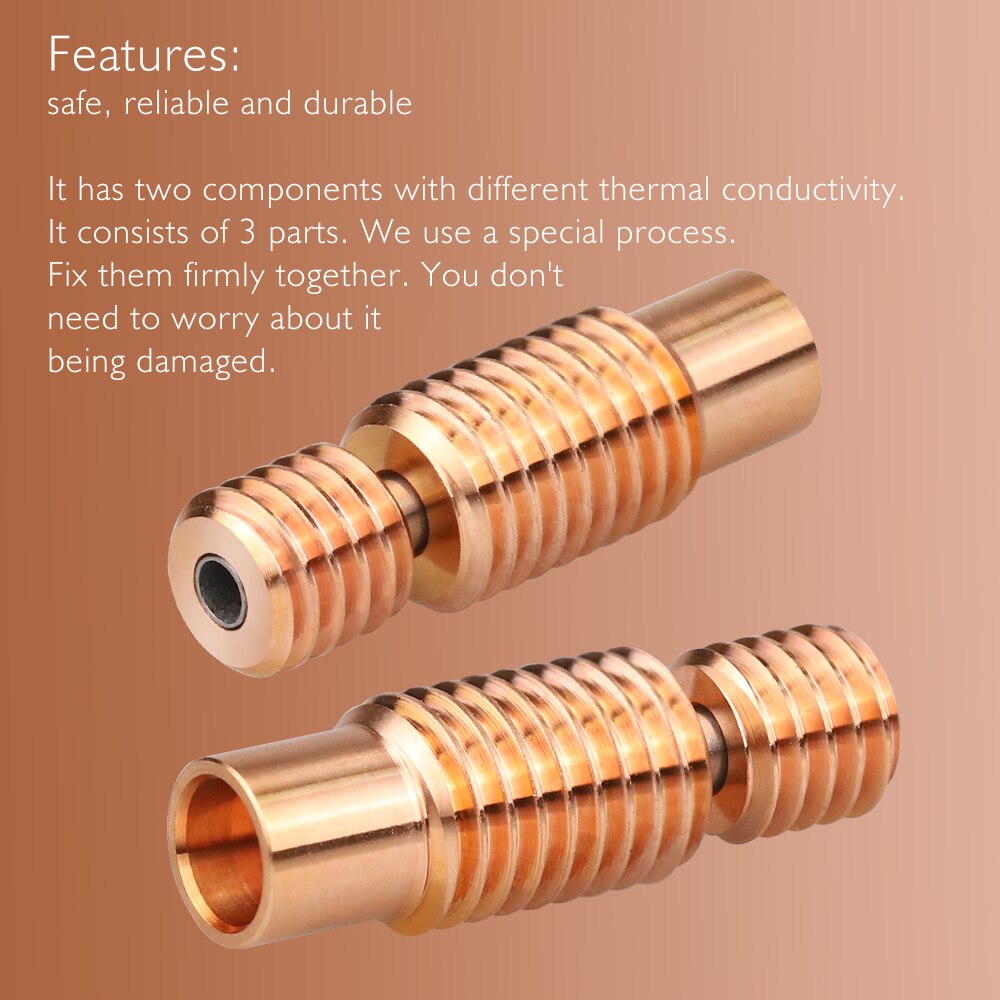 Two-Metal Heatbreak Thermometal Heat break Duplex ... – Grandado
