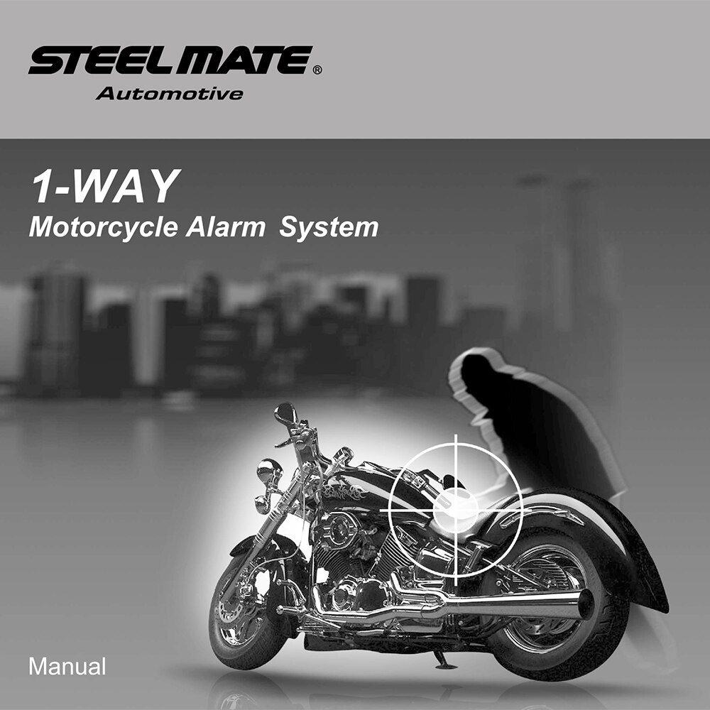 Steelmate 986E 1 Way Motorcycle Alarm System Remot... – Grandado