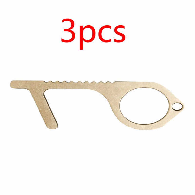 Hand Hygiene Antimicrobial Brass Color EDC Door Op... – Vicedeal