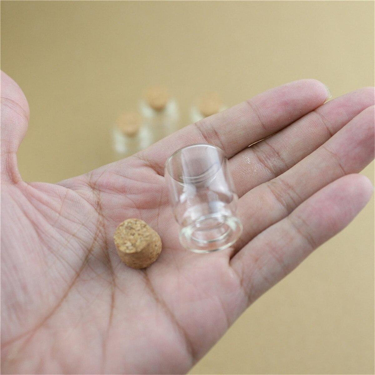 10 stk / lot 22*30mm 5ml lille glasburk mini glasf... – Grandado