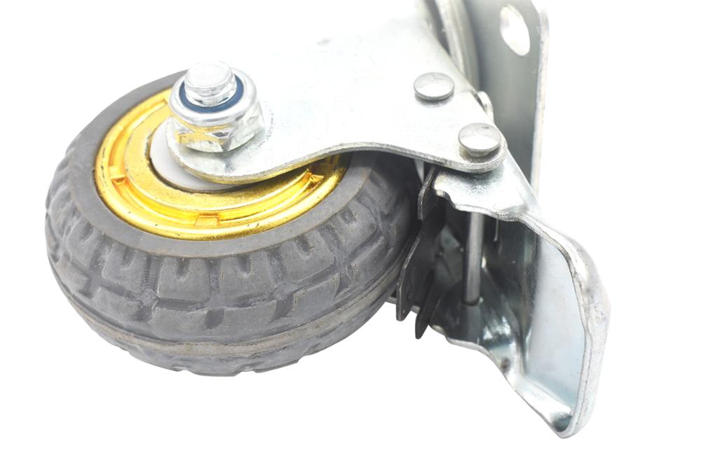 Bytiyar 3in Solid Rubber Swivel Caster Wheels with... – Grandado