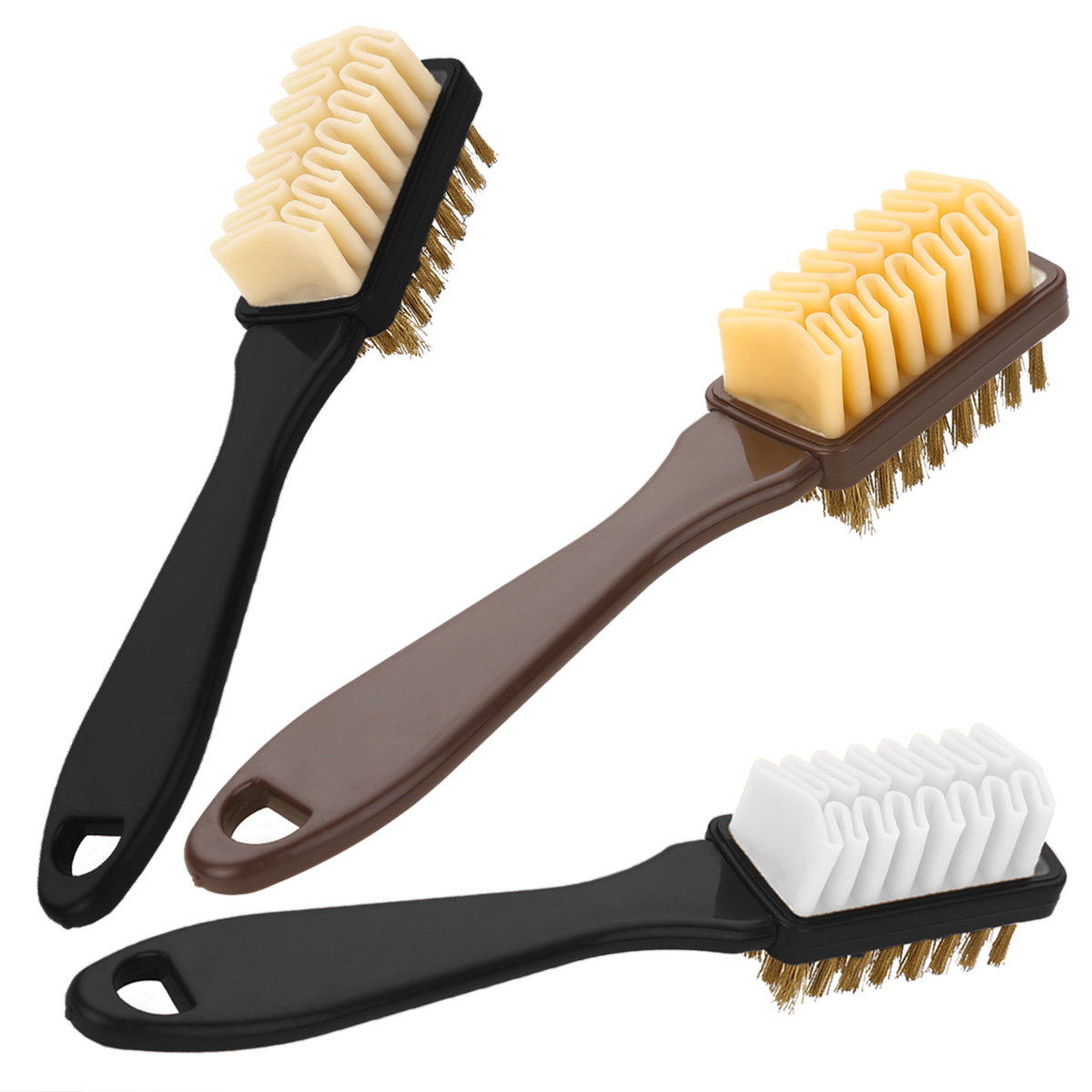 1 Pc 2-Sided Shoe Cleaning Brush with Rubber Erase... – Grandado