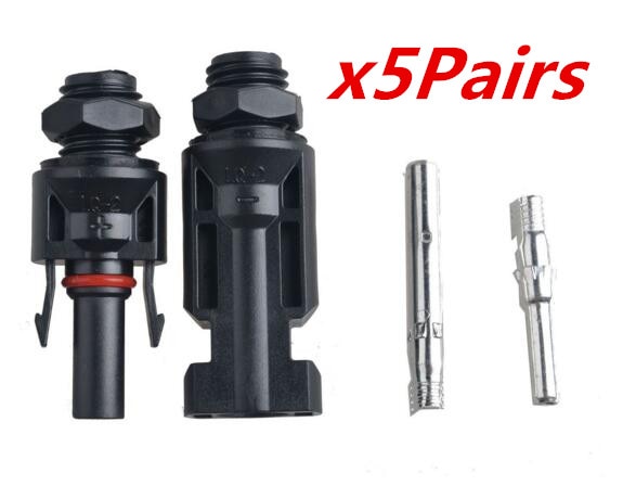 5Pairs x MC4 solar panel mounting Connector,MC4 in... – Grandado