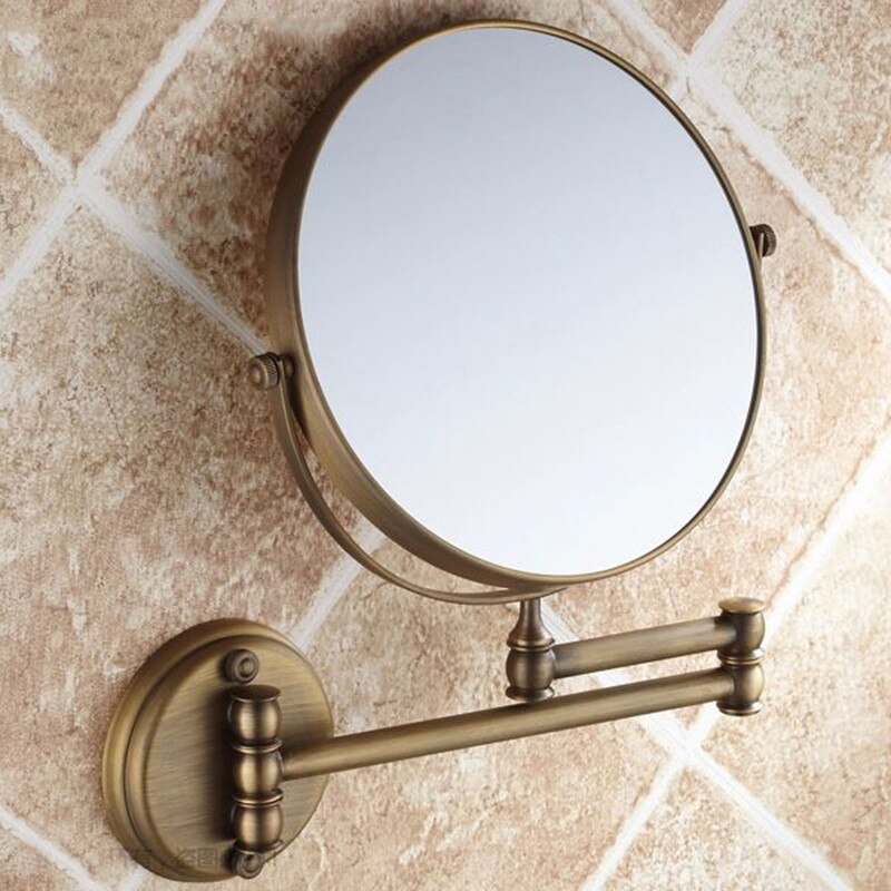 OWOFAN Bath Mirrors Rotating Antique Copper Retrac... – Vicedeal