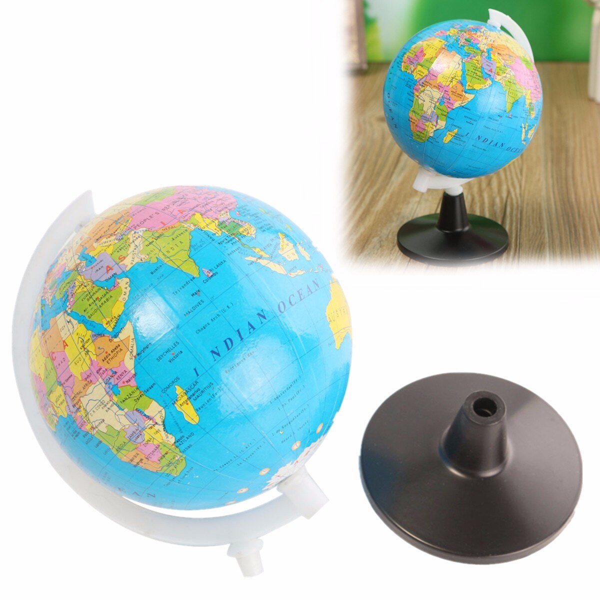 Mini Desktop Sphere Globe World Globe Model World ... – Vicedeal