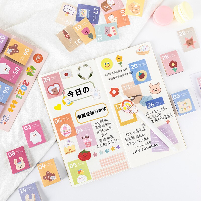 Weekly Desk Calendar Mini Portable 365 Days Year M... – Grandado