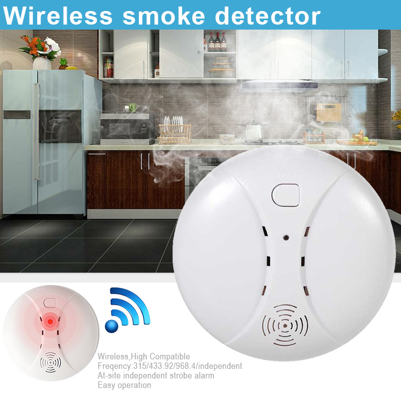 Wireless Smoke Detector Portable Fire Protection A... – Vicedeal