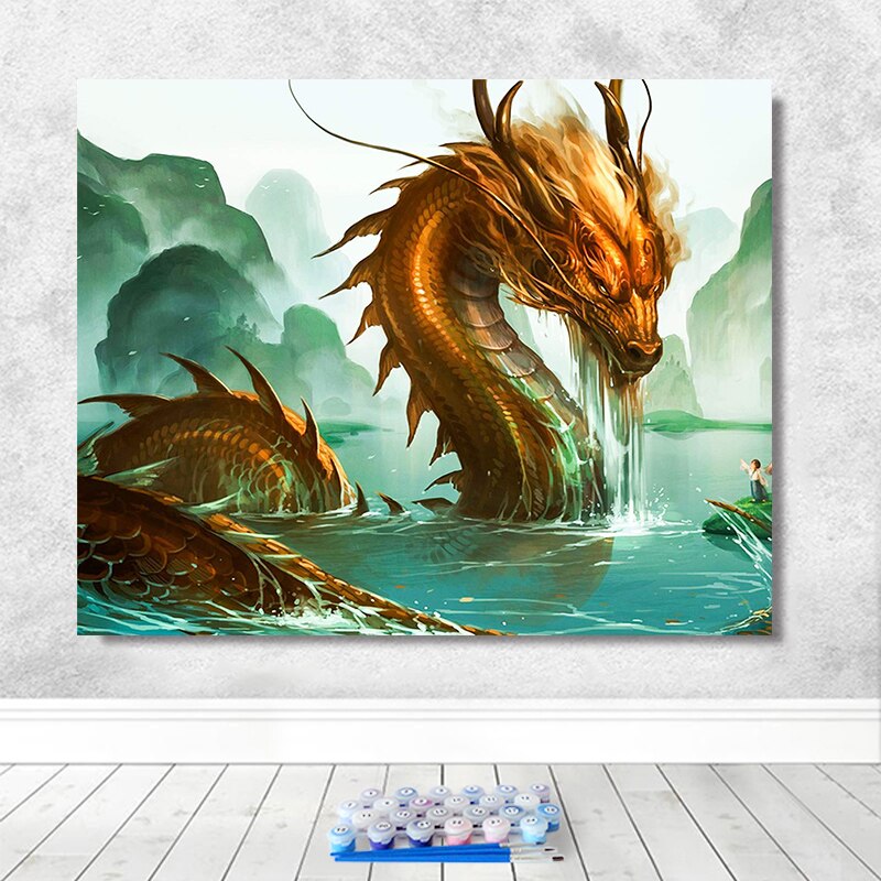 painting by numbers art paint by number Hand-paint... – Vicedeal