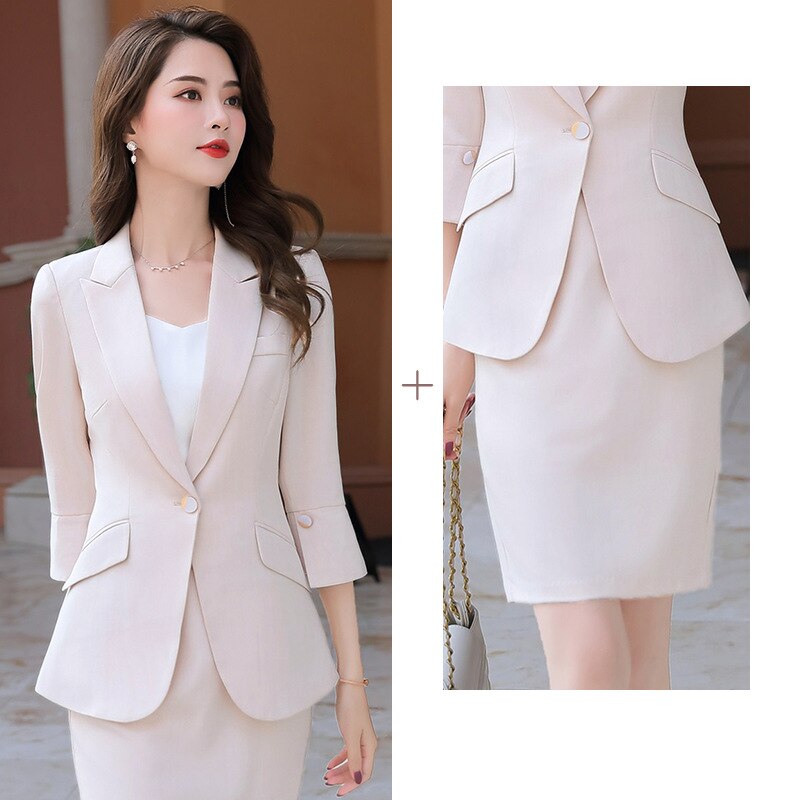 Business Broek Pak Uniform Vrouwelijke Elegante Fo... – Vicedeal