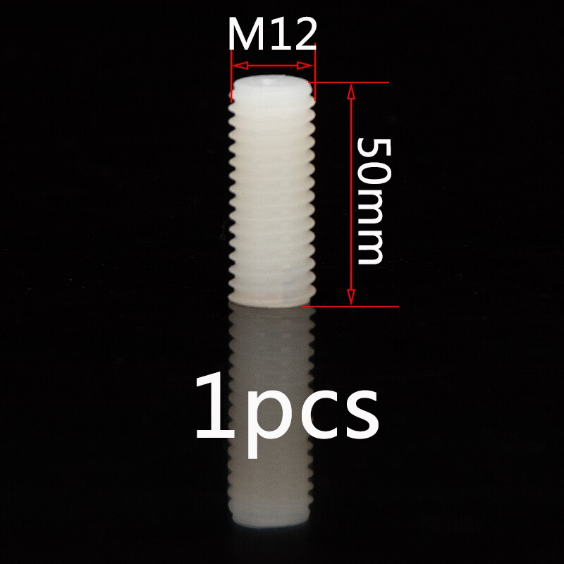 M10 M12 White Slotted Nylon Set Screw Plastic Thre... – Vicedeal